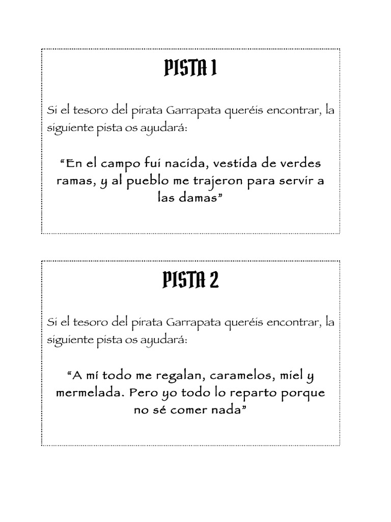 Pistas de La Gymkana | PDF