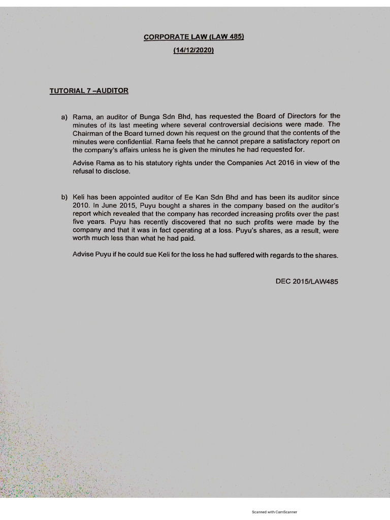 Auditor (Ala2 Je Untuk A Tu) | PDF