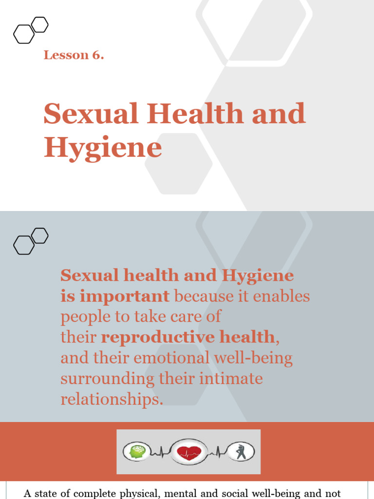 Socio 102 Lesson 6. Sexual Health and Hygiene | PDF | Puberty | Infertility