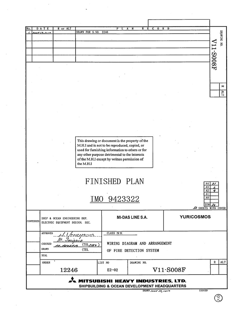 E2-02 Wiring Diagram and Arr of Fire Detection System | PDF