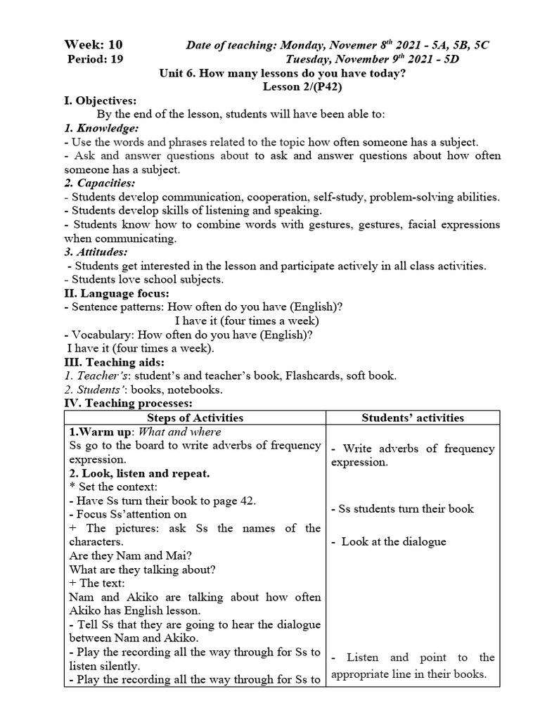 TA5 Tiet 19-26 | Download Free PDF | English Language | Question