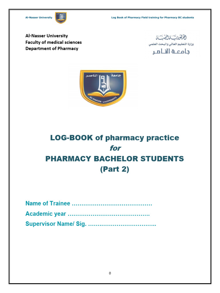 Log Book Part2 | PDF | Pharmacy | Prescription Drugs