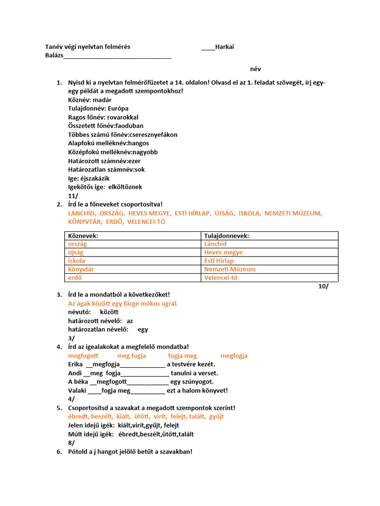 Május 29 Nyelvt. Felm. | PDF