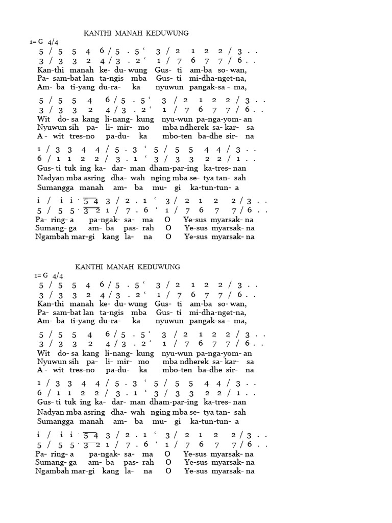 Kanthi Manah Keduwung | PDF Kanthi Manah Keduwung | PDF