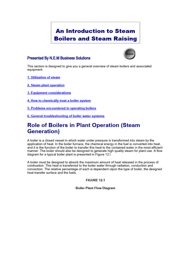 An Introduction To Steam Boilers and Steam Raising | PDF | Corrosion ...