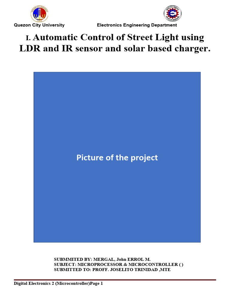 PROPOSED 1 Project | Download Free PDF | Microcontroller | Electronic Engineering