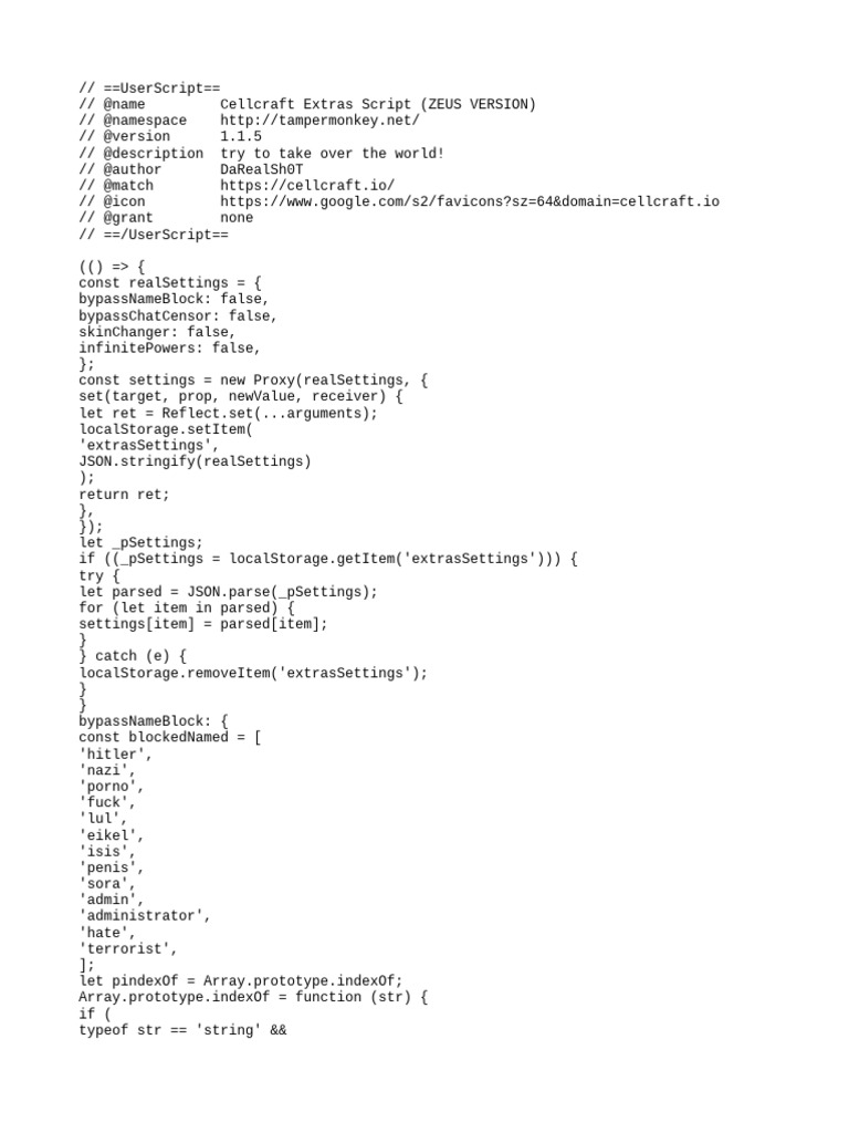 Cellcraft - Io Infinite Powers Script | PDF | Computer Programming ...