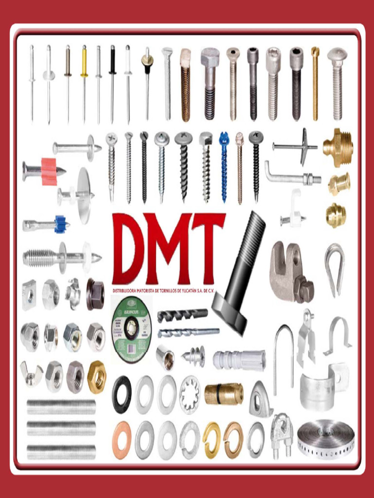 Catalogo de Material | PDF | Tornillo | Arandela (Hardware)