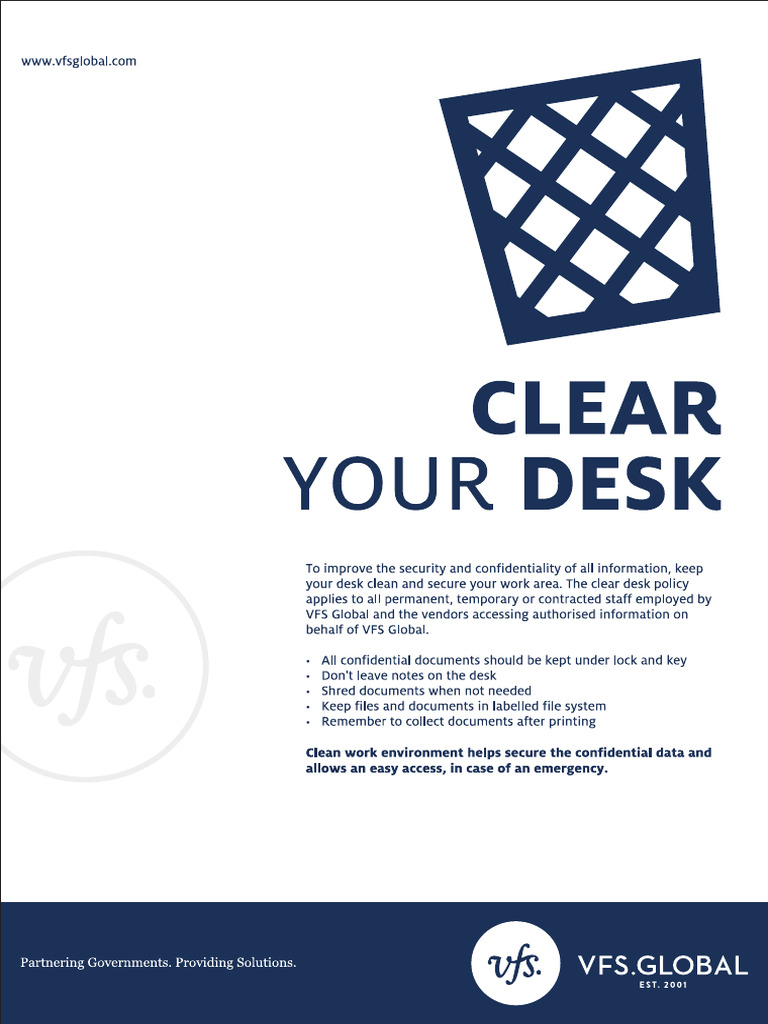 001 Clear Your Desk | PDF