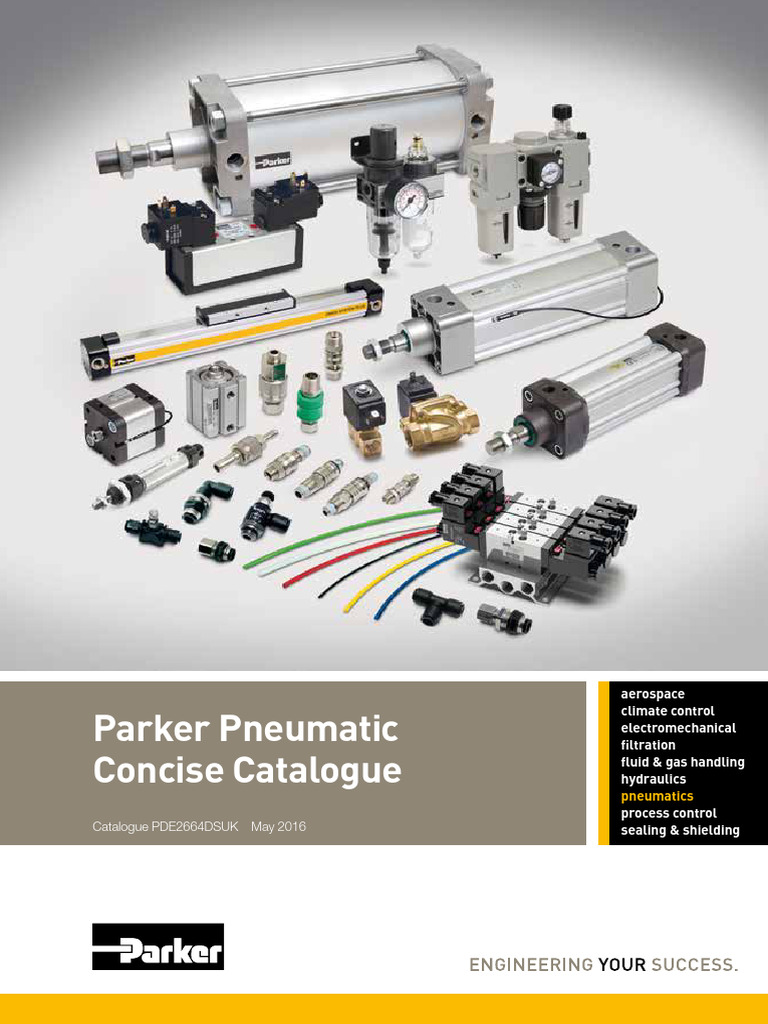 Parker - Pneumatic | PDF | Actuator | Piston