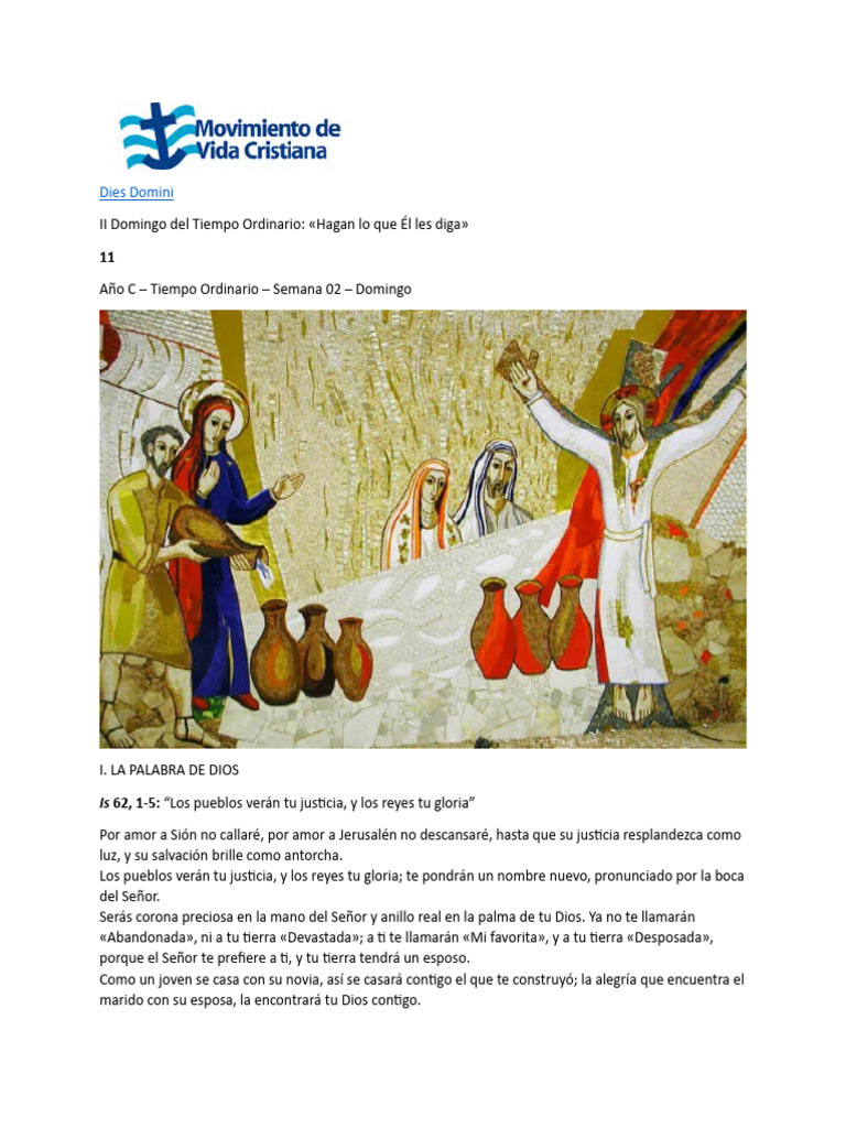 Hagan lo que el les diga | PDF | María, madre de Jesús | Jesús
