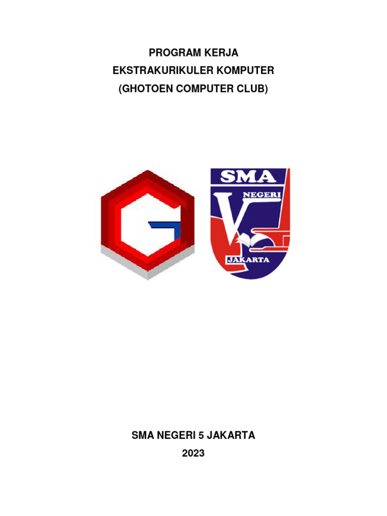 Program Kerja Ekskul Komputer GCC | PDF