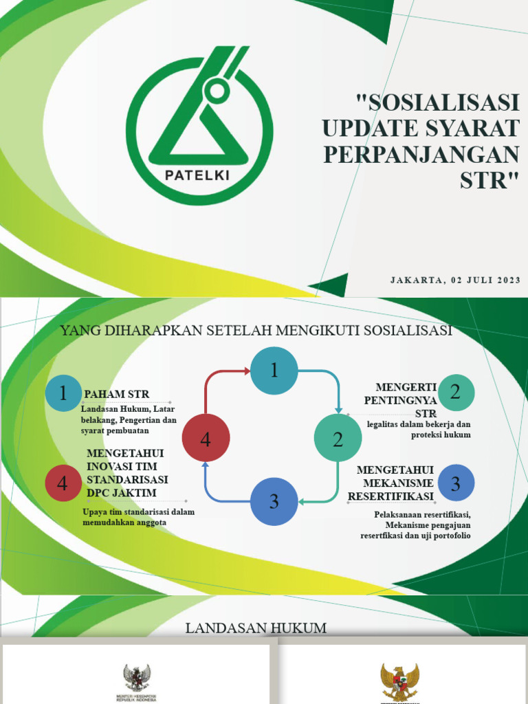 Sosialisasi Update Syarat Perpanjangan STR | PDF