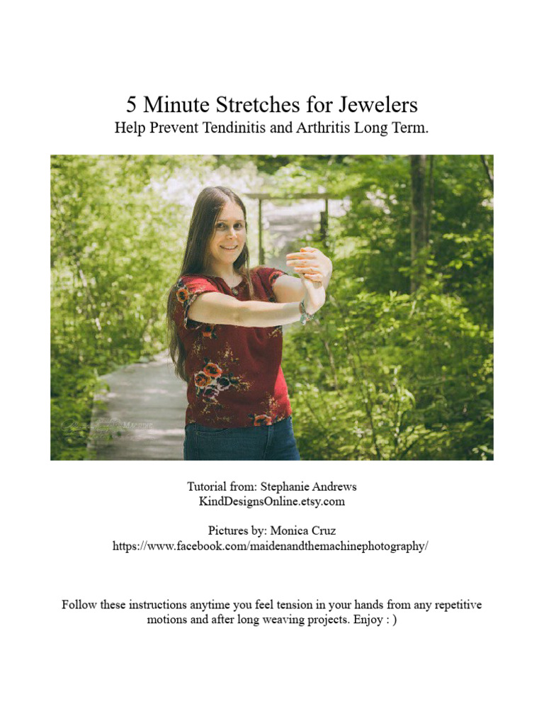 Hand Stretchesforcrafters | PDF | Hand | Musculoskeletal System