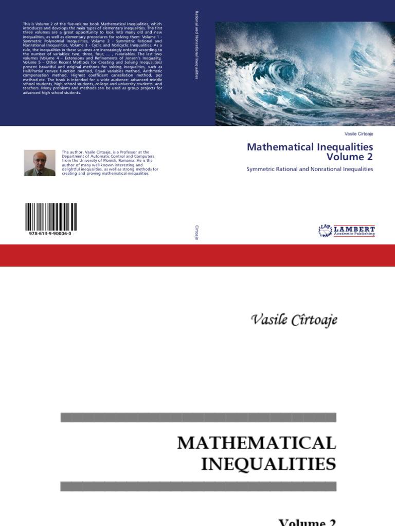 MI Vol 2 | PDF | Inequality (Mathematics) | Real Number