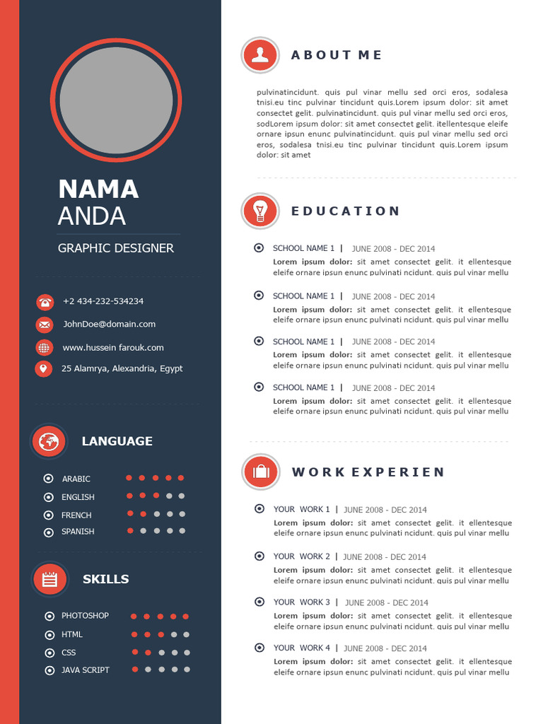 Graphic Designer: About Me | PDF
