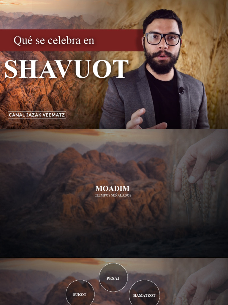 Qué Se Celebra en SHAVUOT | PDF | Libro del éxodo | Pascua