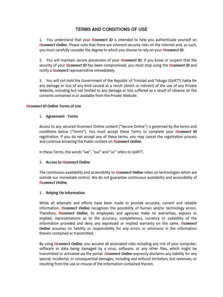 Ttconnect ID Disclaimer | PDF | Http Cookie | Computer Security