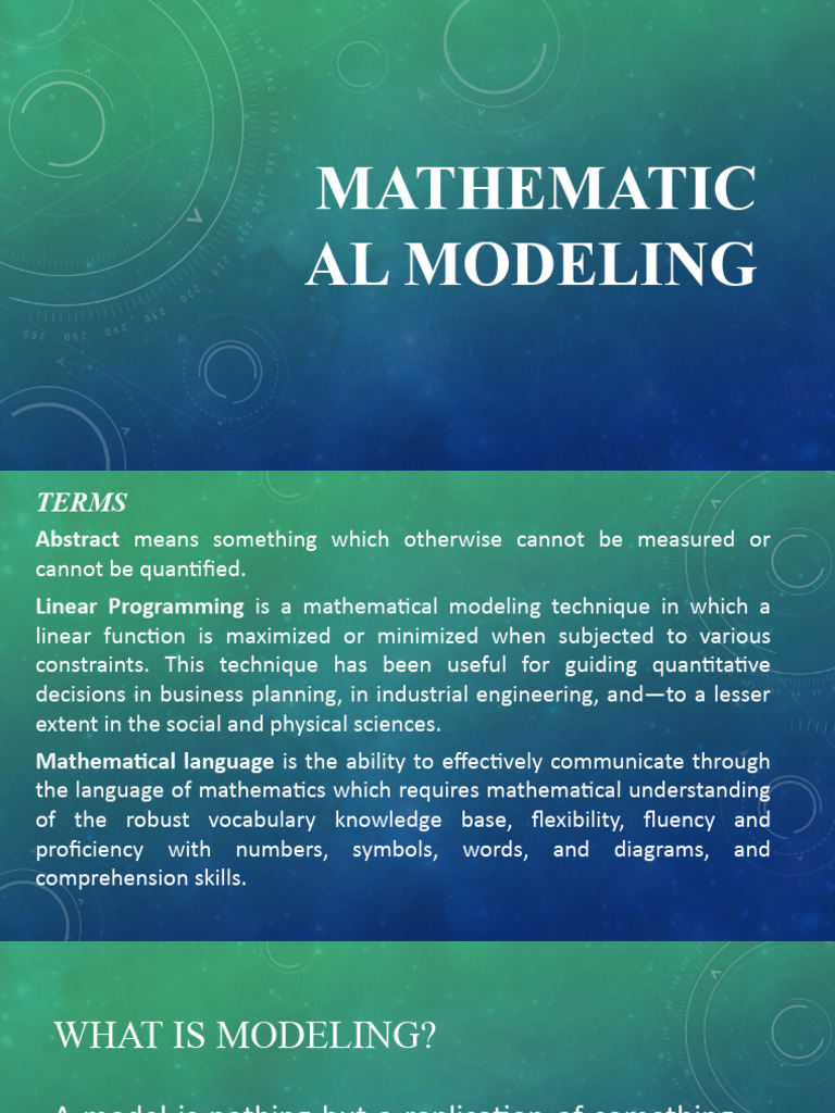 Mathematical Modeling | PDF | Seasonality | Forecasting Mathematical Modeling | PDF | Seasonality | Forecasting
