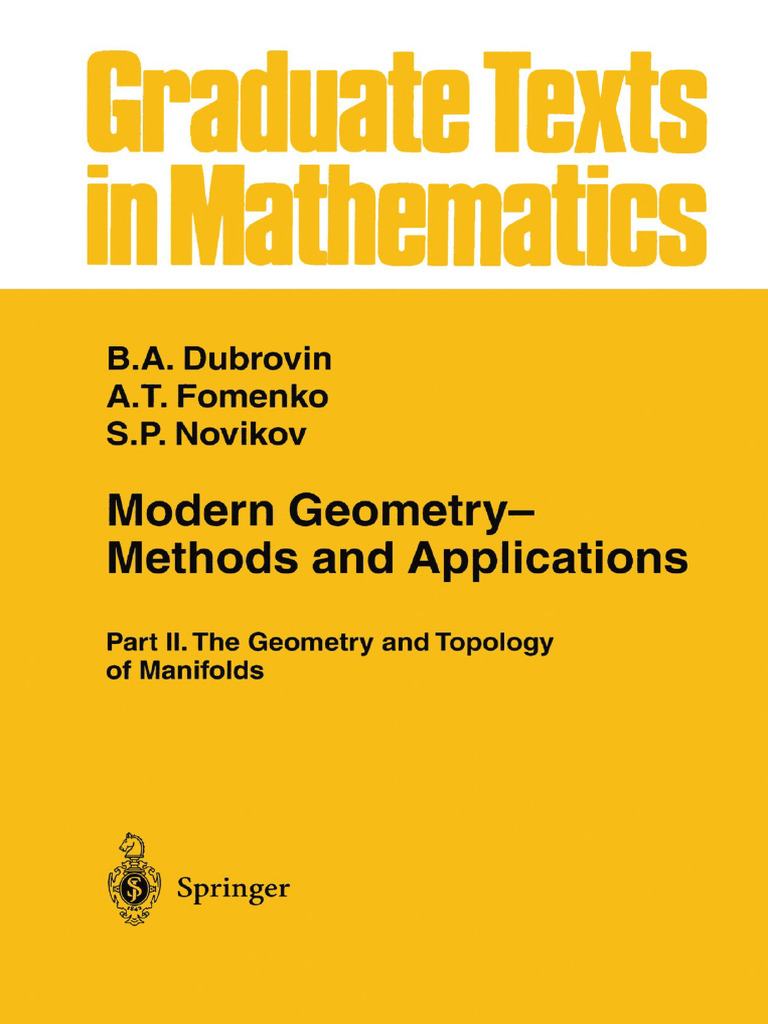 Modern Geometry - Methods and Applications - Part II - The Geometry and Topology of Manifolds ...