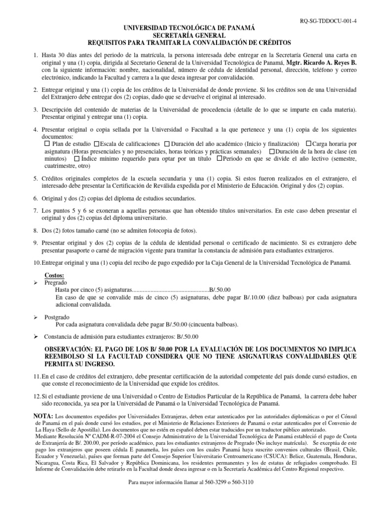 Utp Req Convalidacion 4 | PDF