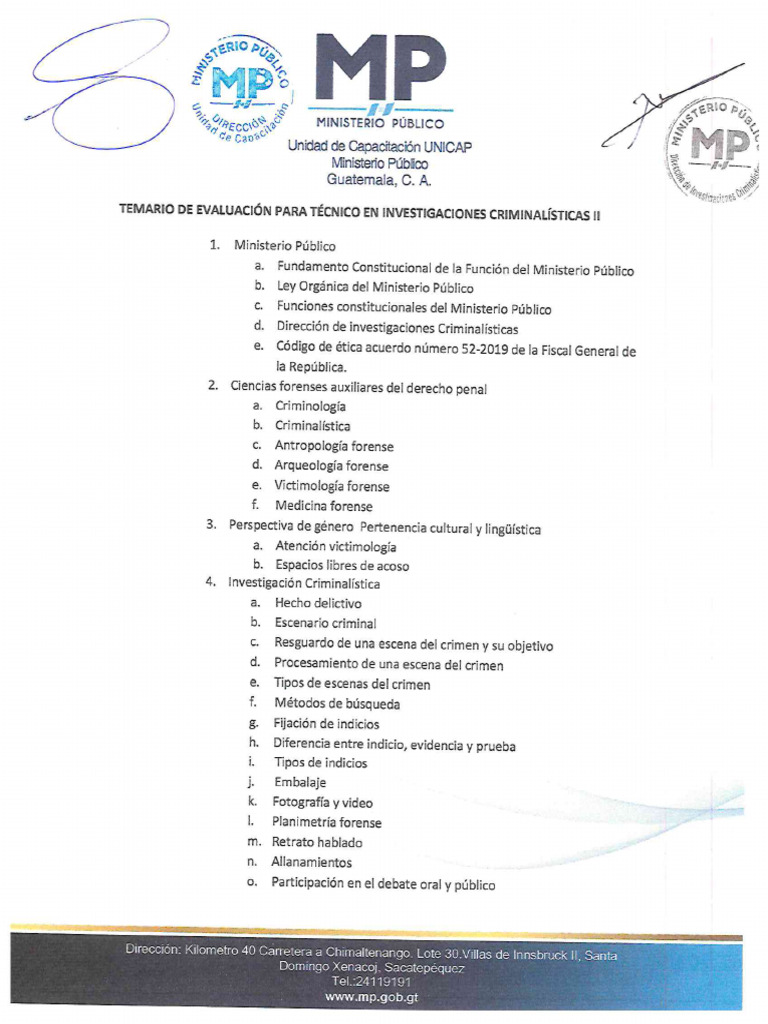 Temario Dicri Tic II | PDF