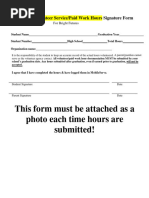 Bright Futures Volunteer Hours Log | PDF | Career & Growth