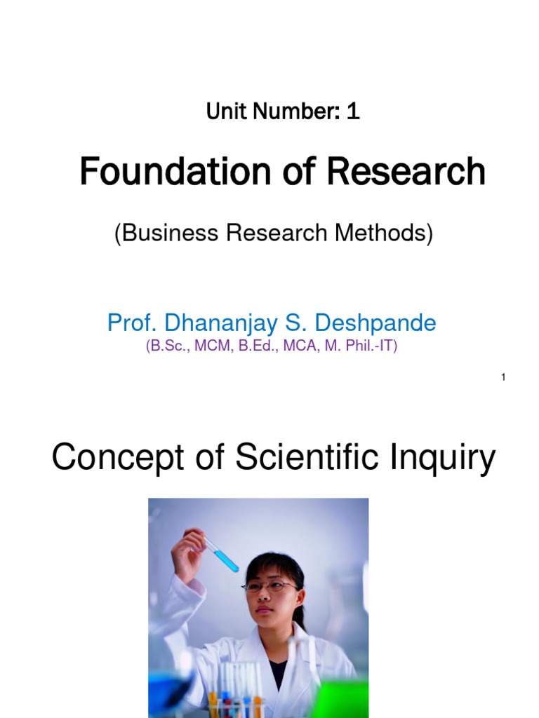 BRM (Unit 1) - 3 | PDF | Experiment | Scientific Method BRM (Unit 1) - 3 | PDF | Experiment | Scientific Method