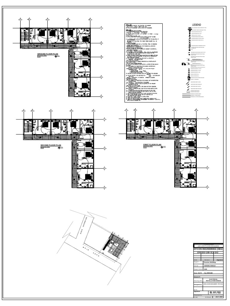 Mukemil Gemale G+2 PENSION Electrical Design FINAL | PDF | Ac Power Plugs And Sockets ...