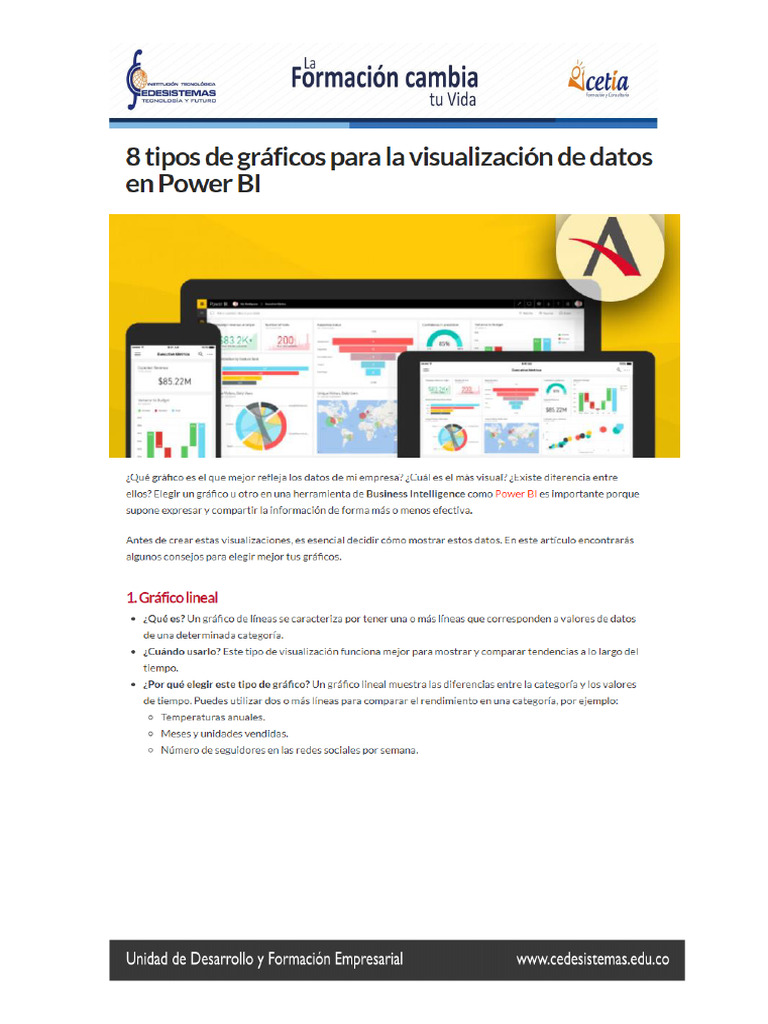 Tipos de Graficos en Power Bi | PDF