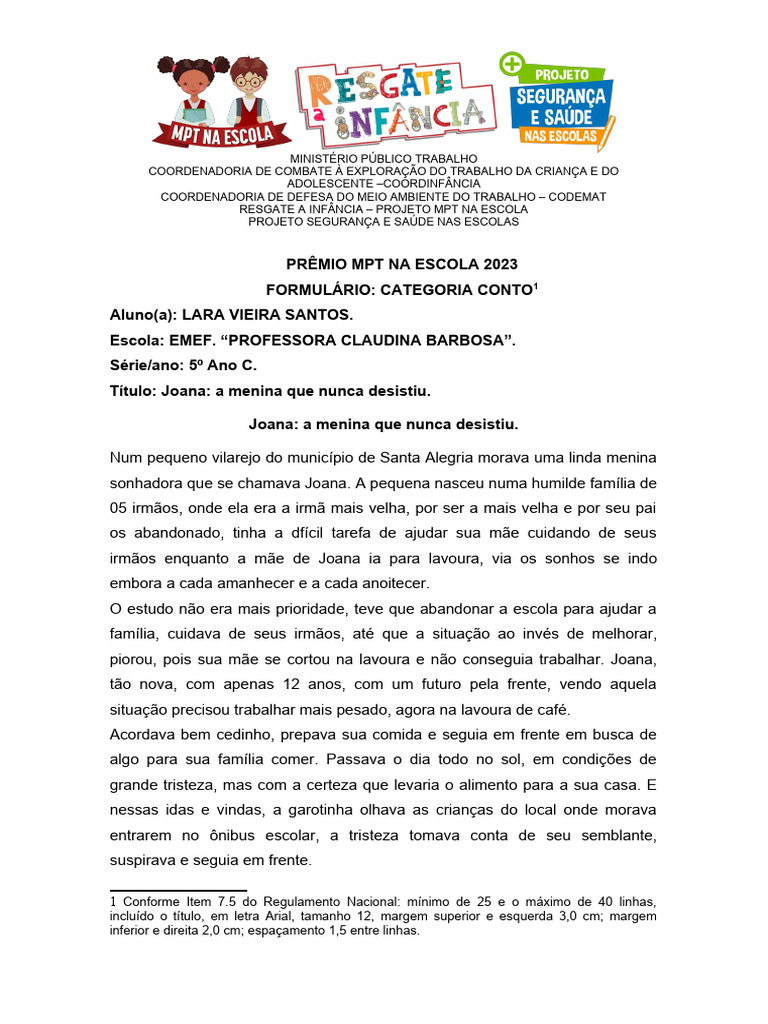 Texto - Conto / MPT | PDF | Família | Gatos