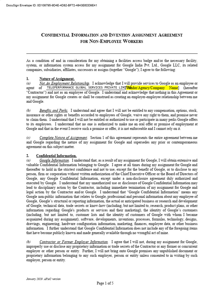 CIIAA Revised Template - India January 3 2020 | PDF | Intellectual ...