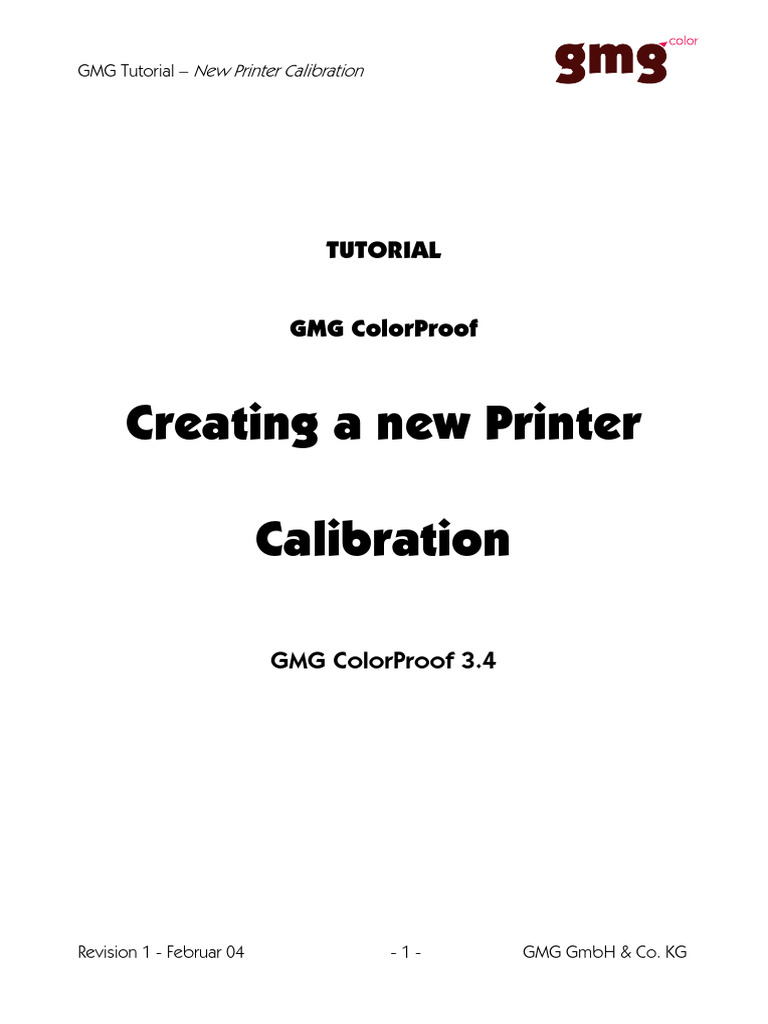 Tutorial New Calibration | PDF | Calibration | Graphic Design