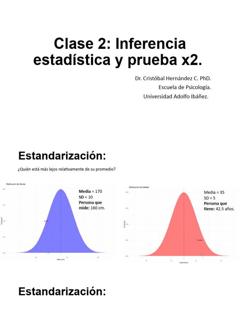 Clase 2 - Inferencia Estadística y x2 | PDF | Muestreo (Estadísticas ...