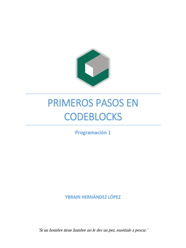 Primeros Pasos en CodeBlocks | PDF | Informática | Software