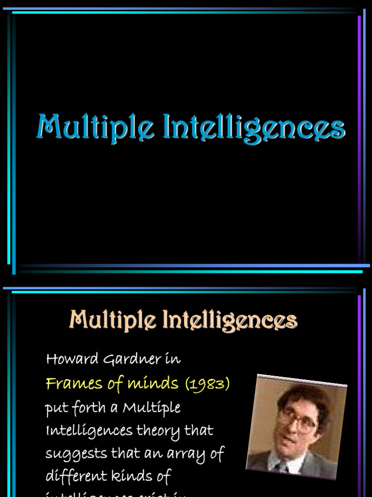 Multiple Intelligences | PDF | Intelligence | Mental Processes