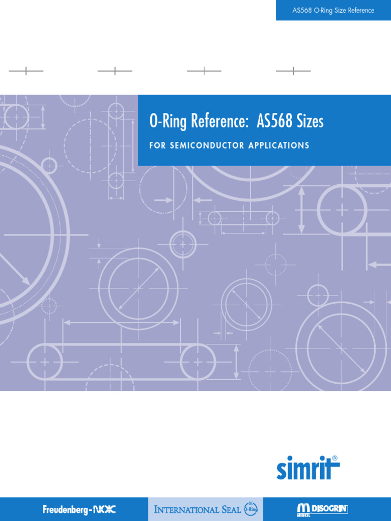 O Ring - SPEC AS568 (Inch) | PDF | Engineering | Manufactured Goods