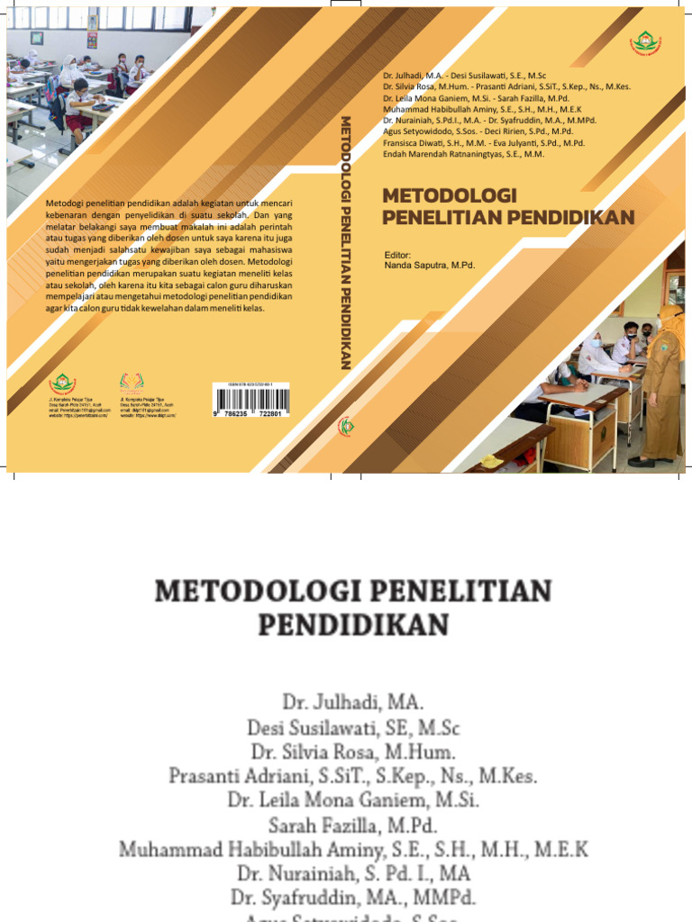 Buku Metodologi Penelitian Pendidikan | PDF | Karier & Perkembangan