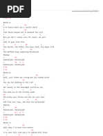 You Are The Reason - Calum Scott - Not Angka | PDF | Nature