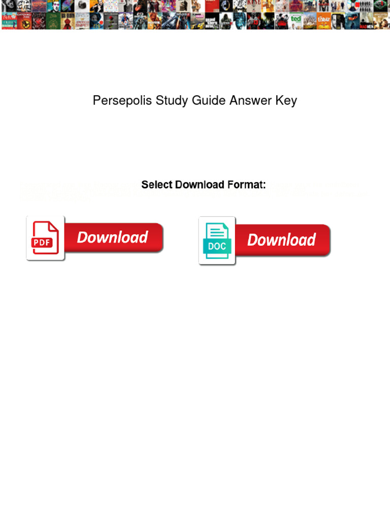 Persepolis Study Guide Answer Key | PDF | Cuneiform | Books