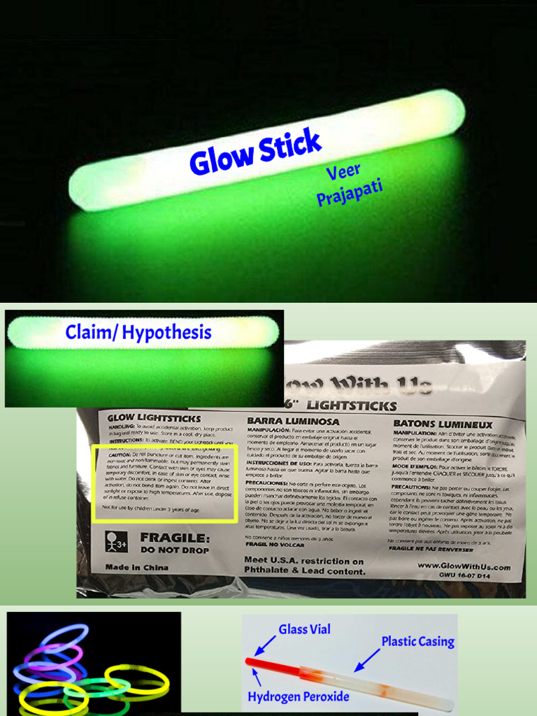 Chemistry Presentation On Glowsticks | Download Free PDF | Materials ...