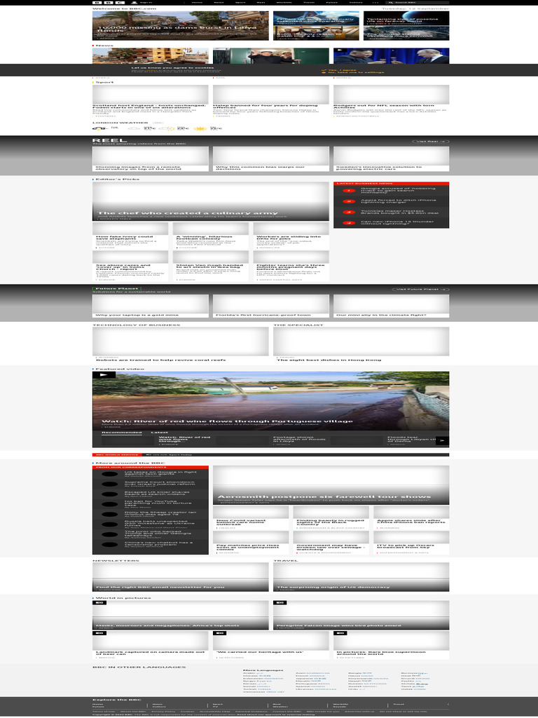 BBC - Homepage | PDF | Bbc