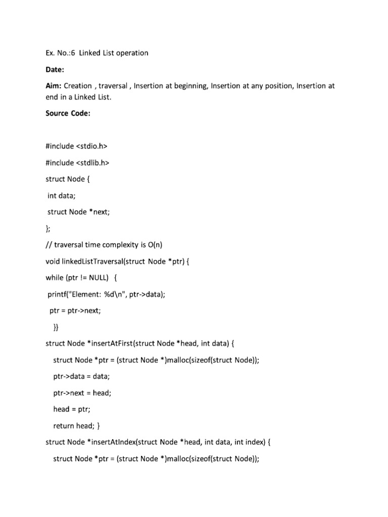 Singly Linked List | PDF Singly Linked List | PDF