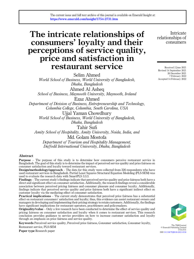 Simón2 | PDF | Customer Satisfaction | Cronbach's Alpha