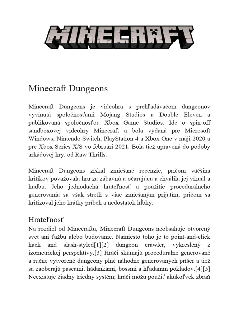 Minecraft | PDF