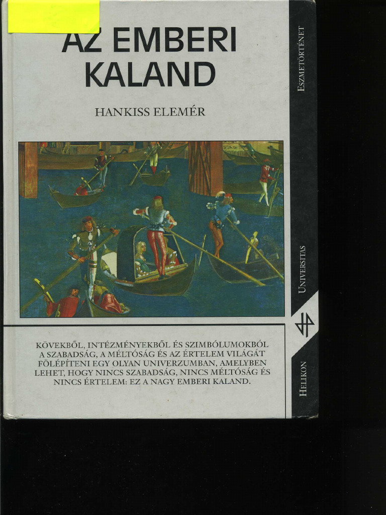 Az Emberi Kaland Hankiss Elemer | PDF
