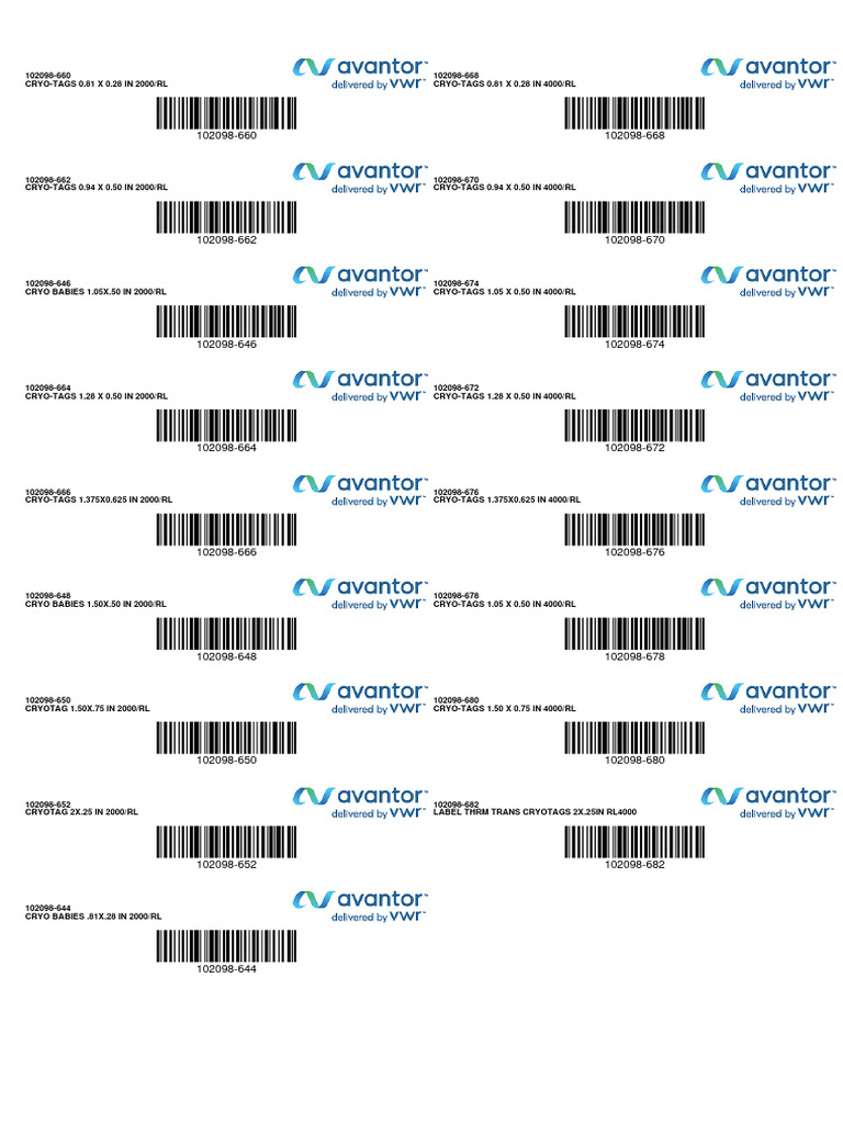 Barcode Labels | PDF