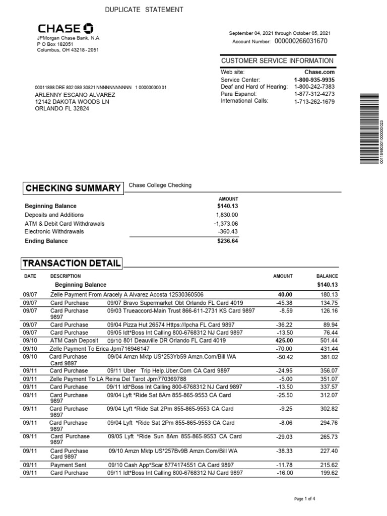 List | PDF | Overdraft | Fee