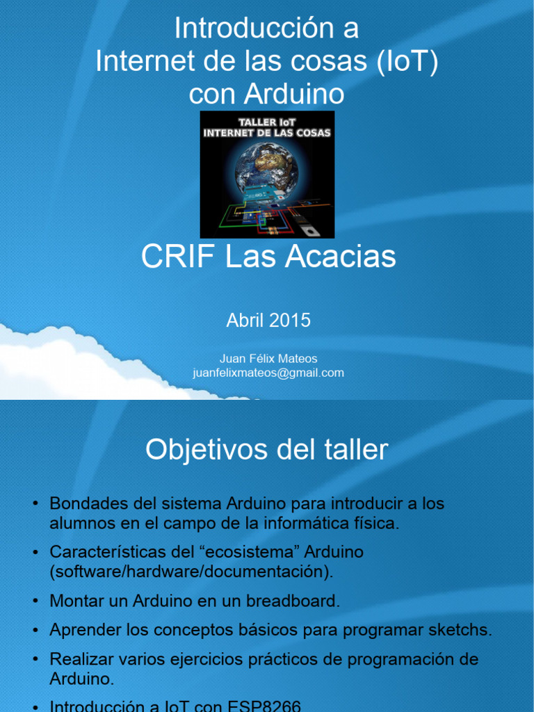 Arduino Iot Pdf Arduino Ciencias De La Computación 