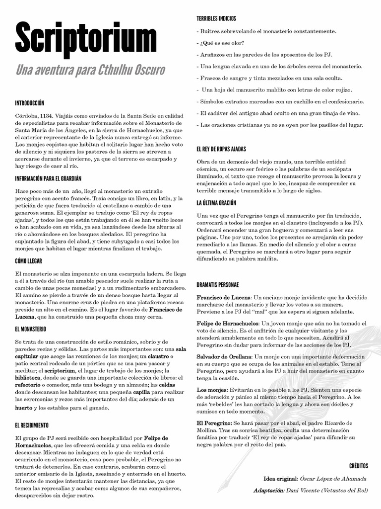 Scriptorium Completo | PDF